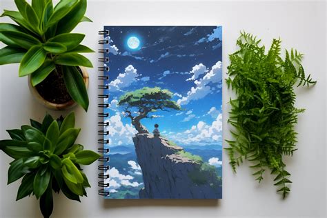 Japanese Notebook A5 Journal Ghibli Art Style Notebooks Japan Anime Note Book Kawaii Soft Cover