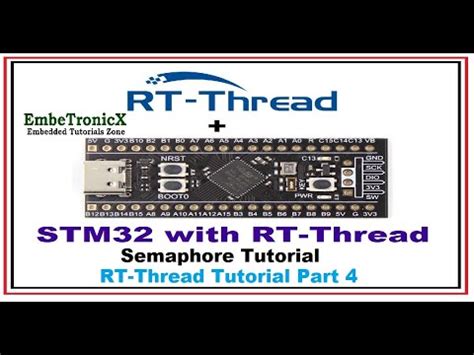 RT Thread RTOS Semaphore Demo Using STM F YouTube