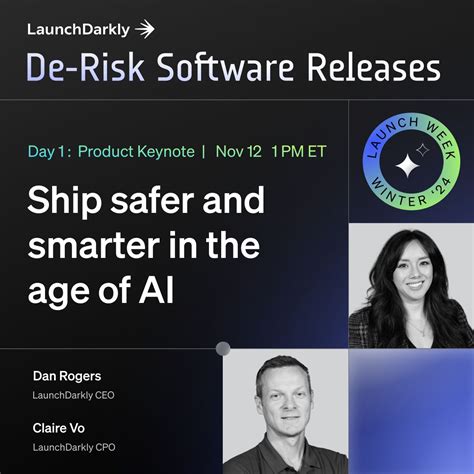 Launchdarkly On Linkedin Launchweek Releasemanagement Ai Keynote