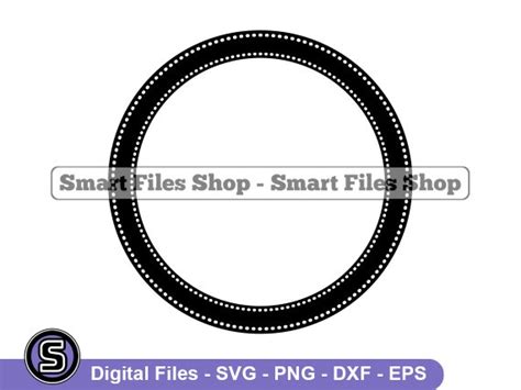 Circle Design Svg Circle Svg Decorative Svg Circle Dxf Etsy