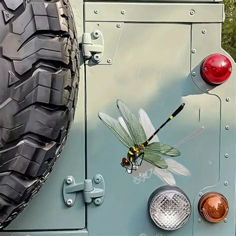 3d 잠자리 자동차 데칼 차량 범퍼 오토바이 랩톱용 내후성 비닐 스티커 Suv 트럭용 장기 지속 접착력 Temu