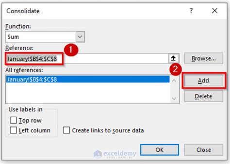 How To Combine Rows From Multiple Sheets In Excel 4 Easy Methods