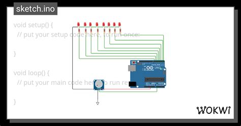 8 Lamp Wokwi Esp32 Stm32 Arduino Simulator