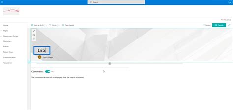 Adding SharePoint List Navigation Master Data Skills AI