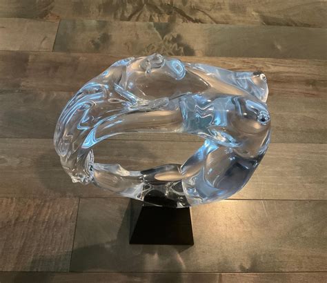 Pino Signoretto Murano Art Glass Nude Sculpture Signed By The Artist