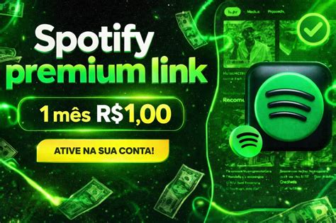 Spotify Premium 1 Mês Link Assinaturas E Premium Dfg