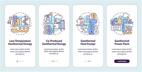 Types Of Geothermal Energy Onboarding Mobile App Screen Walkthrough 5