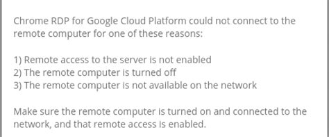 Google Compute Engine Rdp Cannot Connect To Gce Instance Server Fault