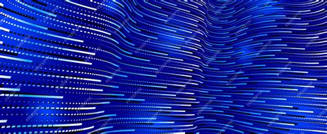 Premium Vector Big Data Flow Technology And Science Vector Background Tech Abstraction With