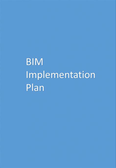 Bim Implementation Plan We Bim And Software Solutions