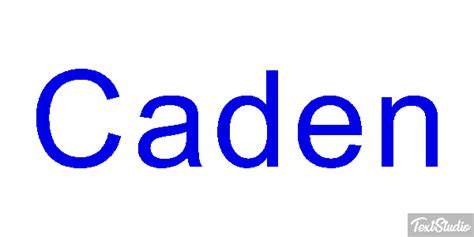 Caden Name Animated  Logo Designs