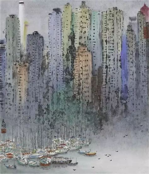 都市水墨画 现代城市水墨画 第5页 大山谷图库