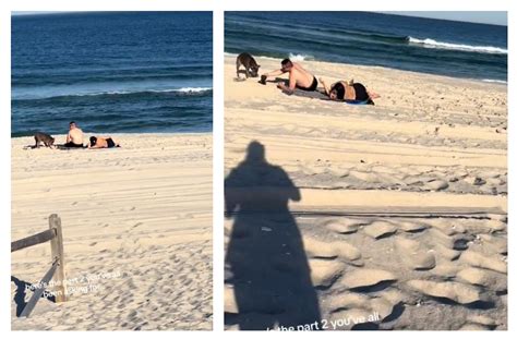 Mulher Grávida De Nove Meses Flagra Marido Com Amante Na Praia Assista