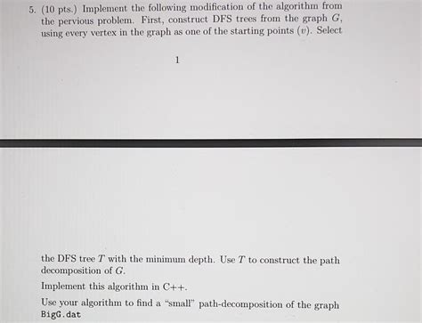 Solved Graph Is Missing Consider The Following Algorithm To Chegg