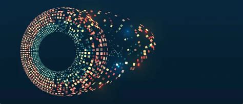 Big Data Visualization Circle Sign Dynamic Array Information Data