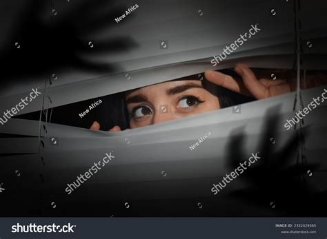 Peeking Through Window Photos Images And Pictures Shutterstock