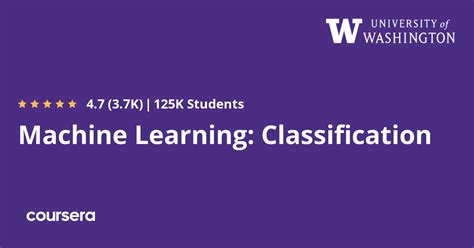 machine learning classification coursera
