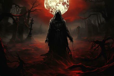 Dark Grim Reaper Background