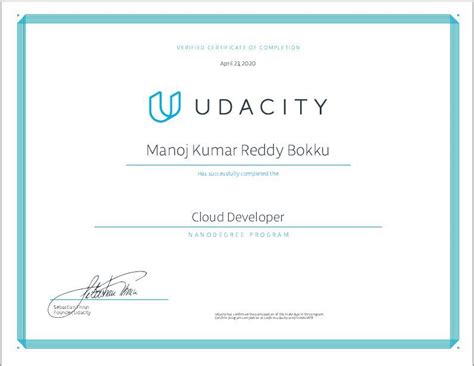 Aws Clouddevelopment Done Udacity Nanodegree Cloudcomputing Manoj Reddy