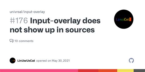 input overlay does not show up in sources · issue 176 · univrsal input