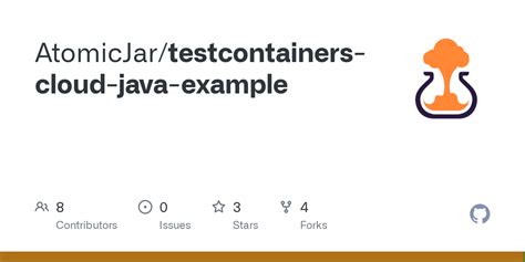 Github Atomicjartestcontainers Cloud Java Example