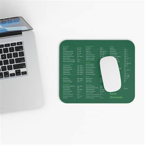 Excel Mouse Pad Excel Shortcut Mousepad Accountant Office Etsy
