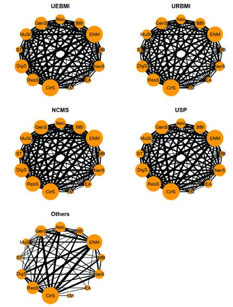 Multimorbidity Networks By Health Insurance Schemes For 13 Systemic Download Scientific Diagram