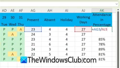 How To Make An Attendance Sheet In Excel