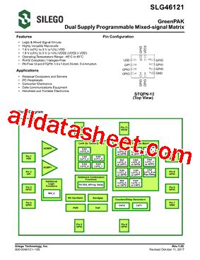SLG Datasheet PDF Dialog Semiconductor SLG Datasheet PDF Dialog Semiconductor