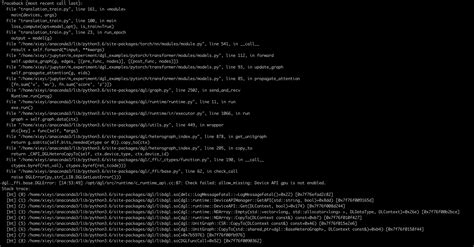 I Run Transformer Model In Dgl And Came Across Some Error Questions