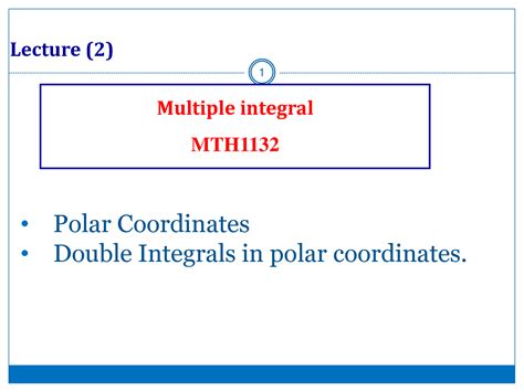 Solution Double Integrals In Polar Coordinates Studypool