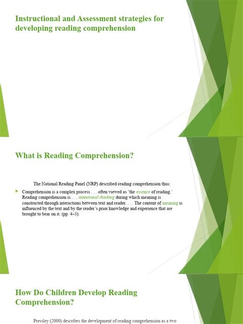 Tls 13 11 23 Instructional And Assessment Strategies For Developing Reading Comprehension