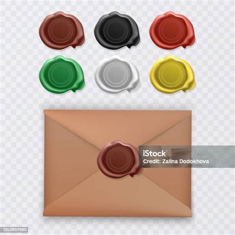 왁스 스탬프 오래 된 엠보싱 봉투 라벨 라운드 로얄 중세 모형 만화 모양 벡터 촛불 왁스 씰 봉랍에 대한 스톡 벡터 아트 및 기타 이미지 Istock