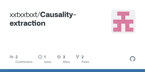 Github Xxtxxtxxtcausality Extraction