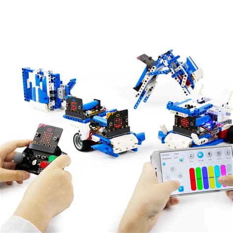 Yahboom Micro Bit Building Block Robot Kit 16 In 1 Stem Projects Diy Science Educational Toys