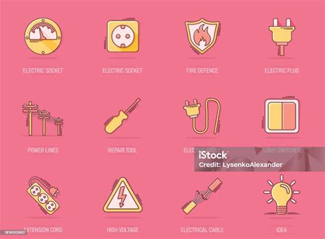 만화 스타일에서 벡터 만화 높은 전압 파워 라인 아이콘 전기 극 기호 그림 그림 파워 라인 비즈니스 스플래시 효과 개념입니다