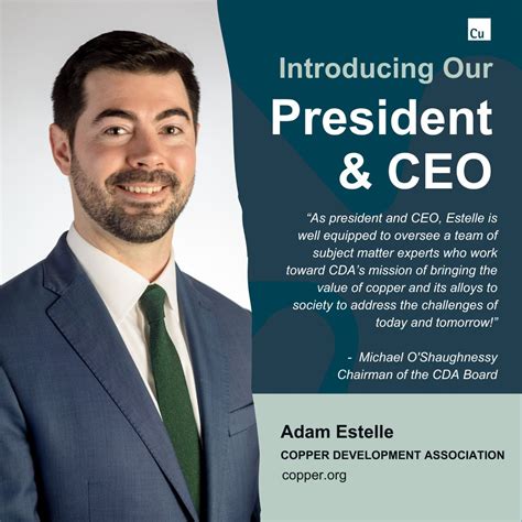 Copper Development Association Inc On Linkedin Copper Development Association Promotes Adam