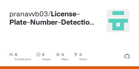 Github Pranavvb03license Plate Number Detection With Ocr