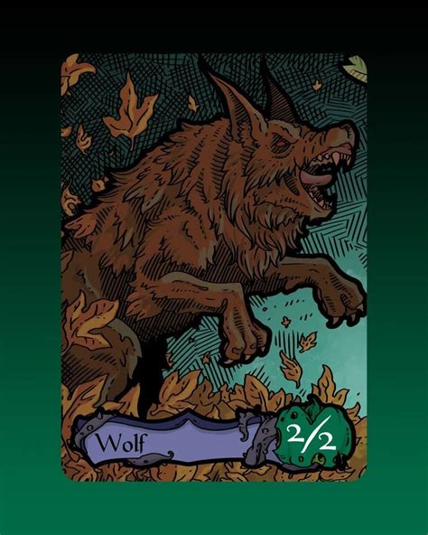 Fable Of Wolf And Owl Mtg Token