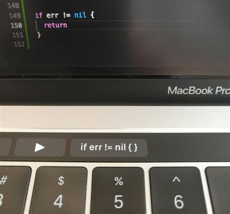 Github Dongritouch Bar If Err Vscode Touch Bar Extension