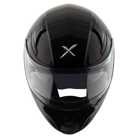Axor Apex Solid Black Helmet Motogear Performance