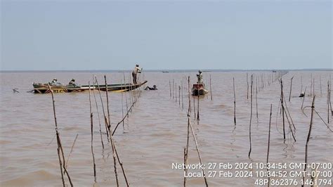 កម្លាំង សមត្ថកិច្ច ចម្រុះ បន្តចុះរុះរើកាប់កម្ទេច ចោលឧបករណ៍នេសាទខុសច្បាប់