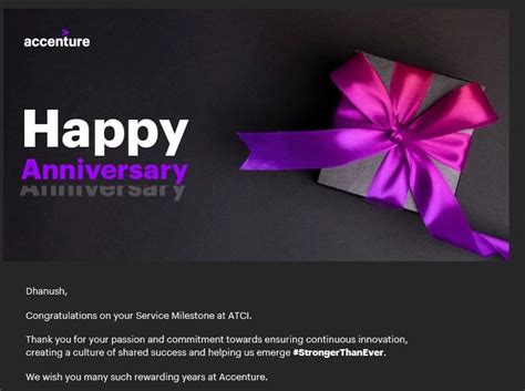 Dhanush Sriram On Linkedin 1year Accenture Careers Work