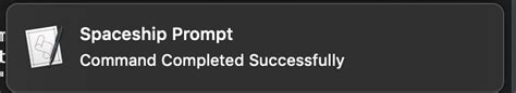 Notifications For Long Commands · Issue 666 · Spaceship Prompt