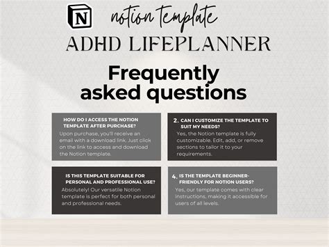 notion adhd planner notion dashboard adhd digital planner adult adhd