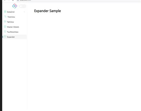 Uiwctdatatreetabsample The Expander Sample Only Works On Windows · Issue 542 · Unoplatform