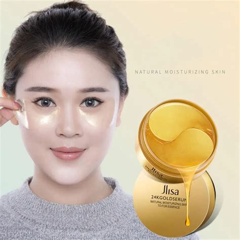 신제품 60 개 골든 모이스처라이징 레이디 아이 마스크 페이드 다크 서클 잔주름 보습 제거 가방 눈 타이트닝 마스크 눈 피부크림 Aliexpress