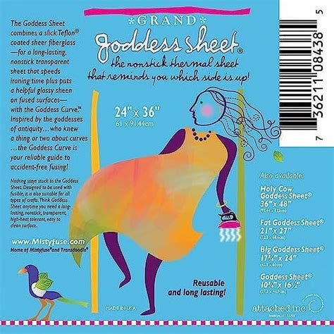 Grand Goddess Applique Pressing Sheet 24 X 36 61cm X 9144cm Inch