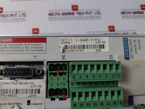 indramat dkc11 1 040 7 fw digital ac servo controller 750vdc aeliya