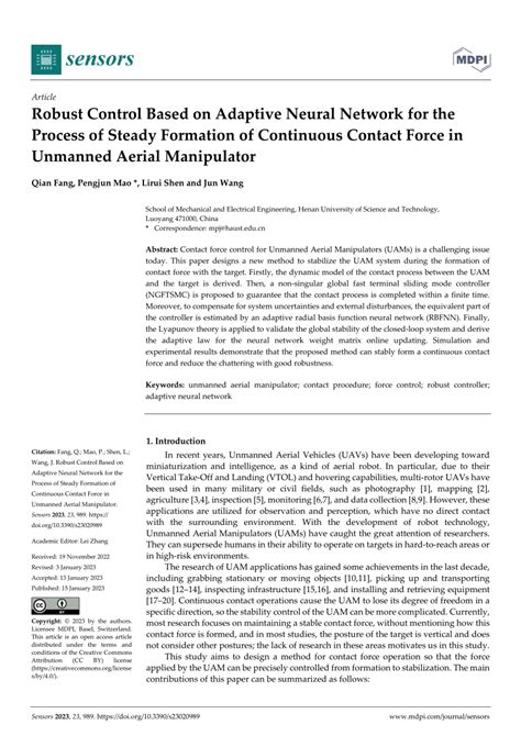 pdf robust control based on adaptive neural network for the process